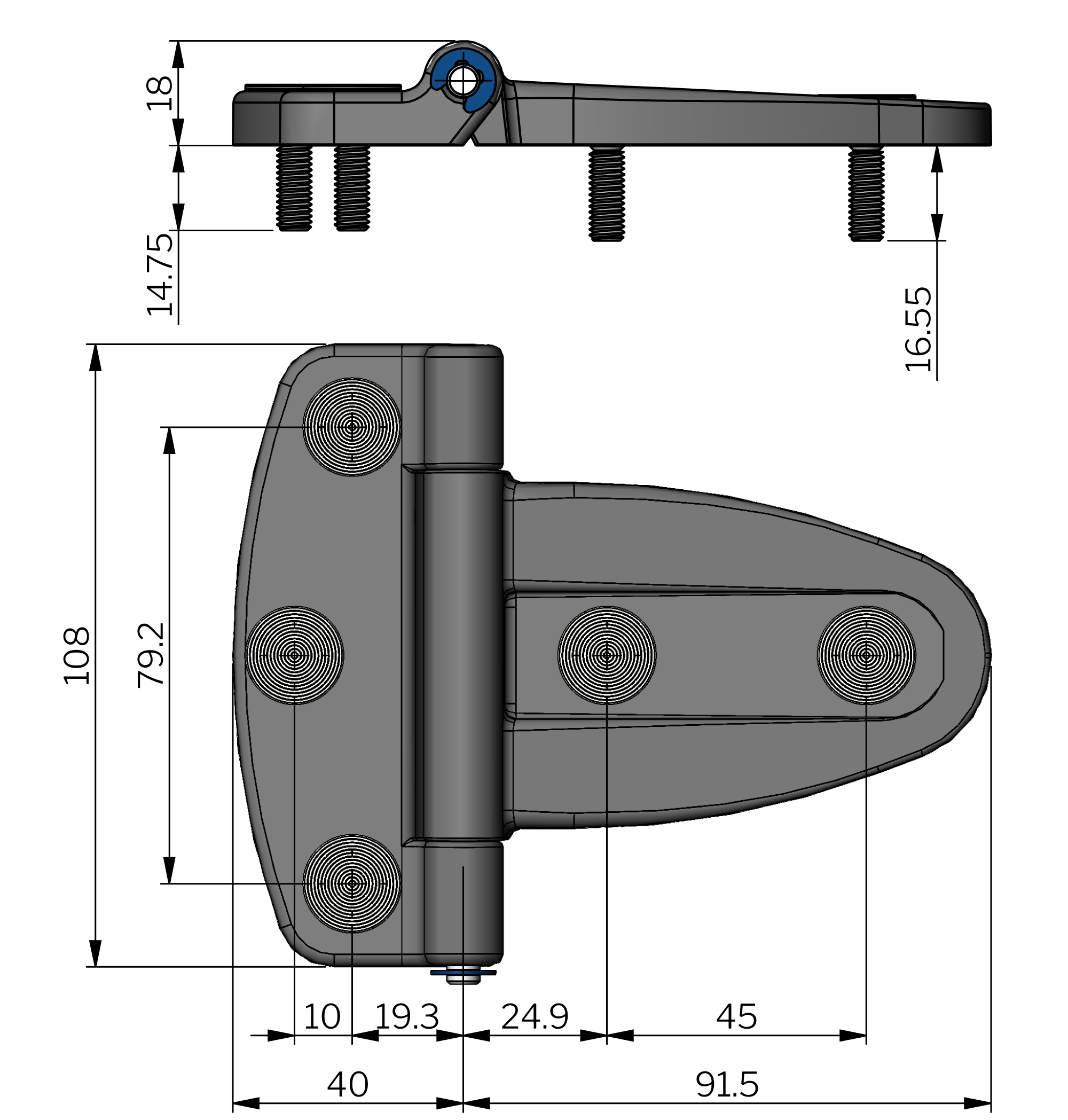 External Hinge | Bisagras externas